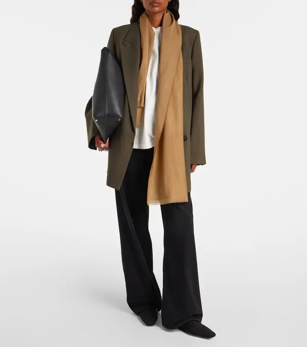 TOTEME High-rise Wide-leg Jeans In Faded