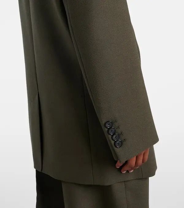 TOTEME Double-breasted Wool-blend Blazer