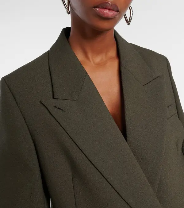 TOTEME Double-breasted Wool-blend Blazer