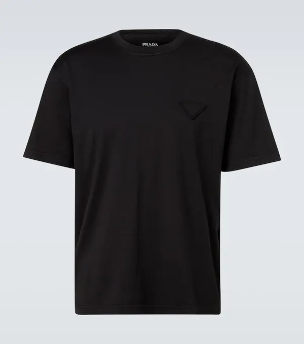 Prada Cotton Jersey T-shirt - Black