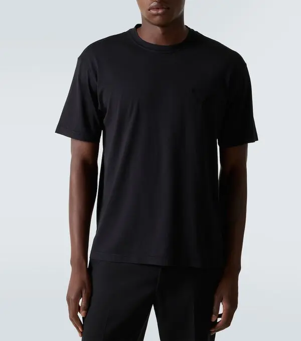 Prada Cotton Jersey T-shirt - Black