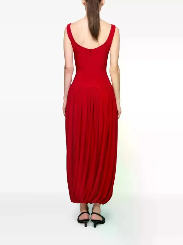 ATU BODY COUTURE Scoop Neck Midi Dress - Red