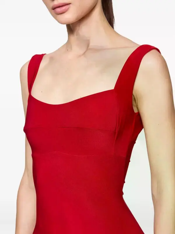 ATU BODY COUTURE Scoop Neck Midi Dress - Red