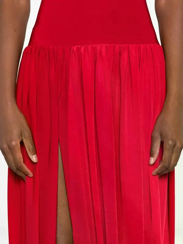 ATU BODY COUTURE Scoop Neck Midi Dress - Red