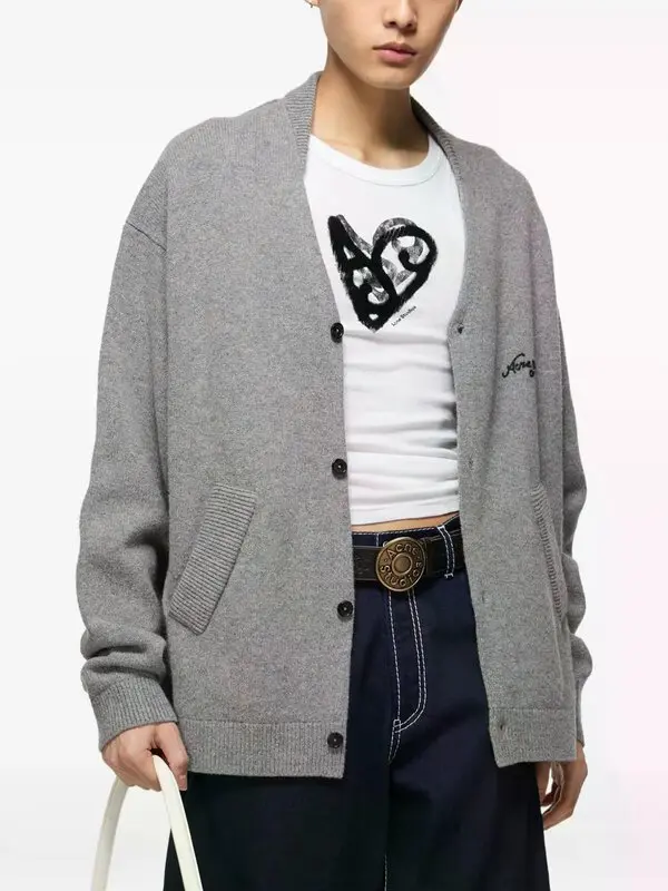 Acne Studios Embroidered Button Cardigan