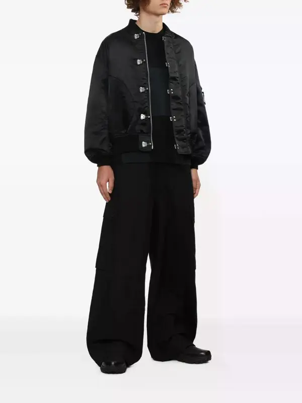 Comme Des Garçons Satin Bomber Jacket