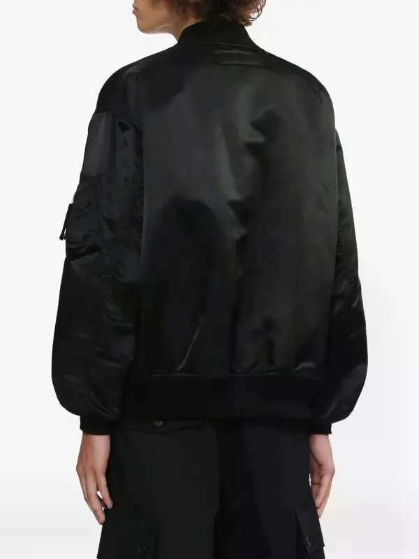 Comme Des Garçons Satin Bomber Jacket