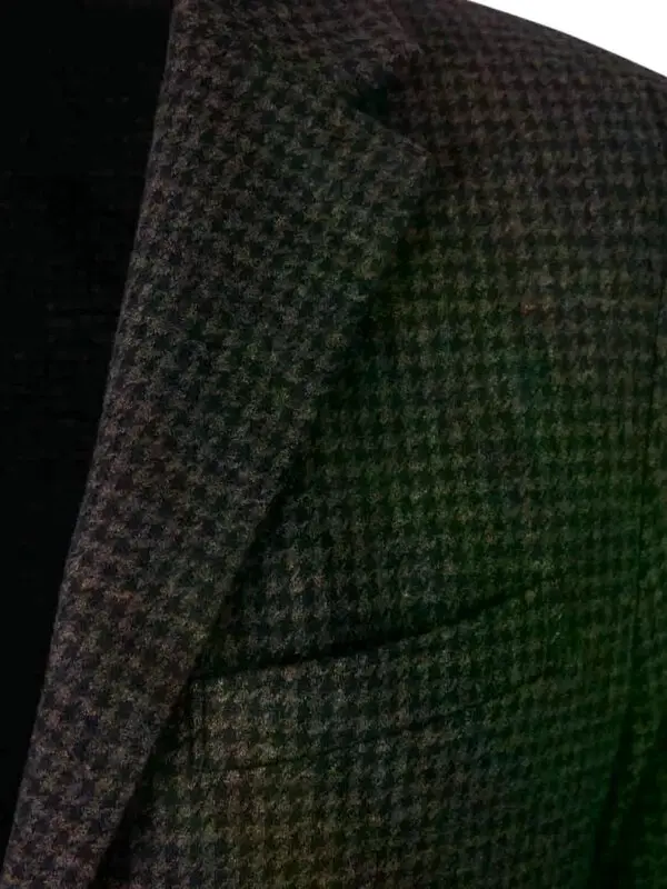 Harris Wharf London Houndstooth Single-breasted Blazer