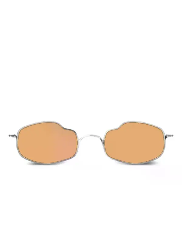 RIGARDS Warped-frame Tinted Sunglasses - Silver