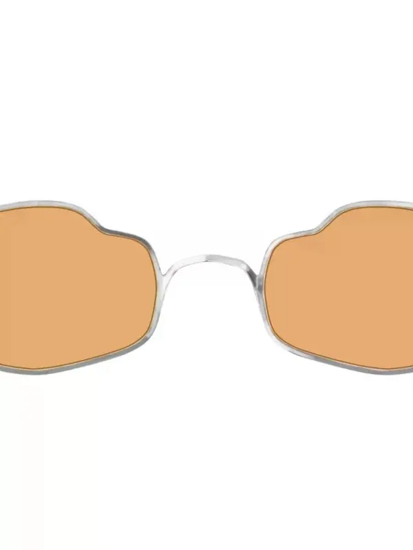 RIGARDS Warped-frame Tinted Sunglasses - Silver