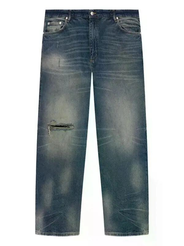 MISBHV Distressed Knee Jeans - Blue