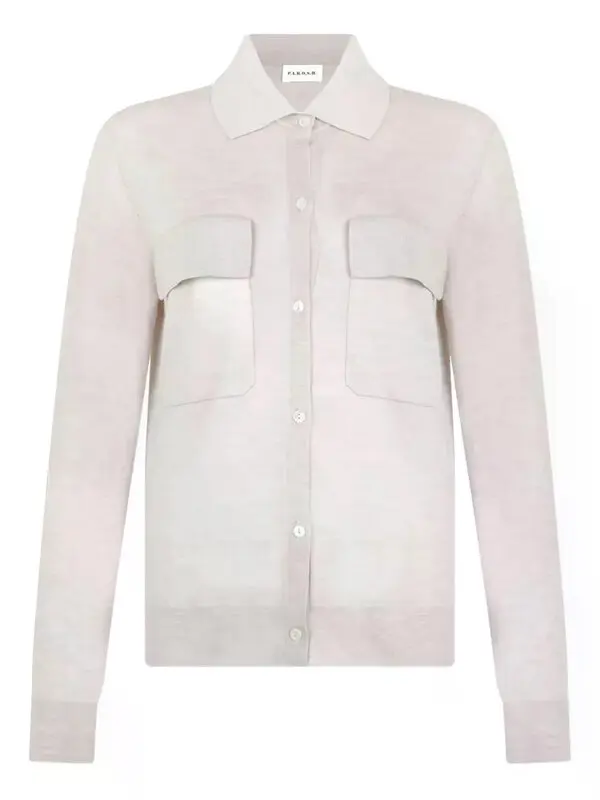 P.a.r.o.s.h Buttoned Patch-pocket Cardigan - Neutrals