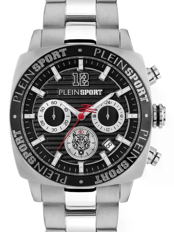 PLEIN SPORT Wildcat Chronograph Stainless Steel Watch - Silver