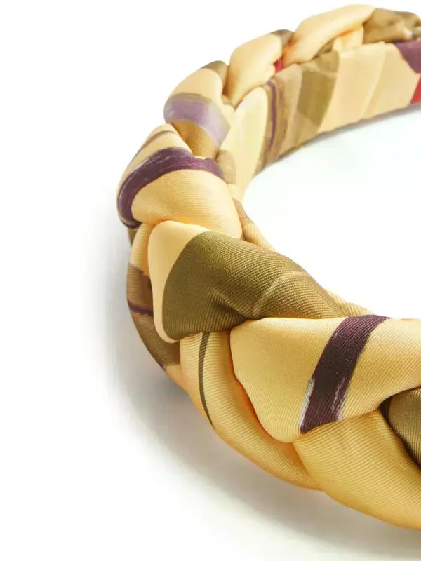 La DoubleJ Braided Patterned Headband