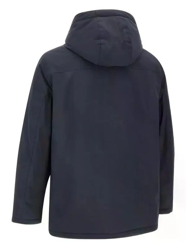 FAY Hooded Button-fastening Jacket