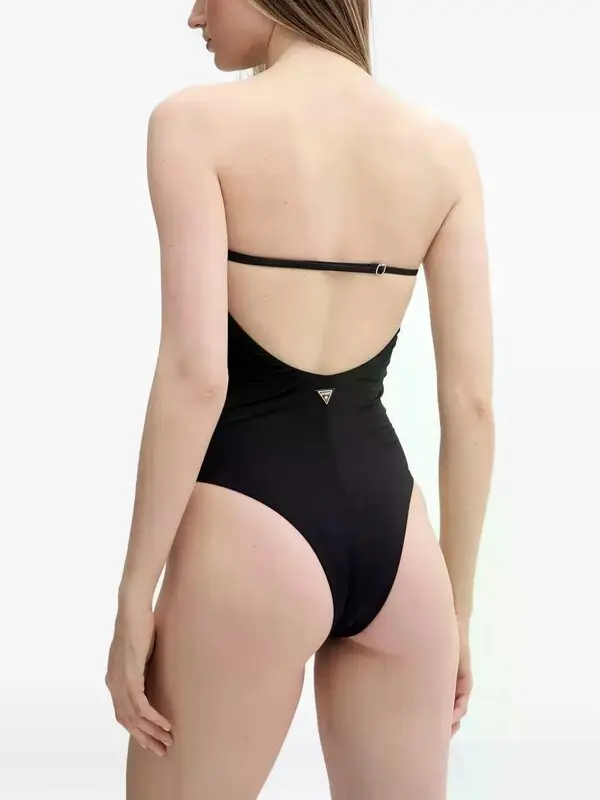 Guess Starfish Embellished Strapless Swimsuit
