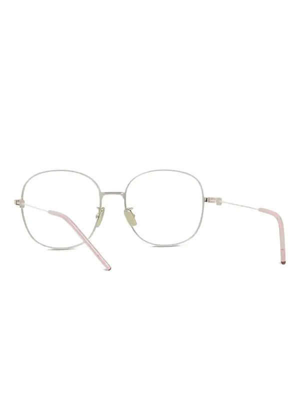 Givenchy Oval-frame Glasses - Silver