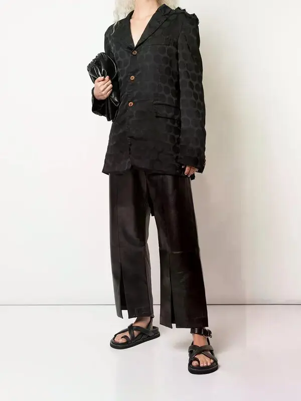 Comme Des Garçons Ruffle Detail Blazer