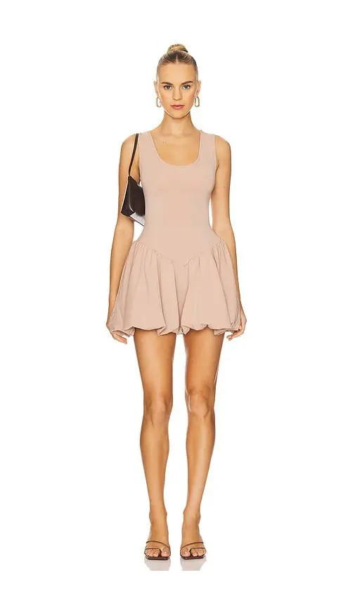 WeWoreWhat Deep V Bubble Dress In . Also - Rose