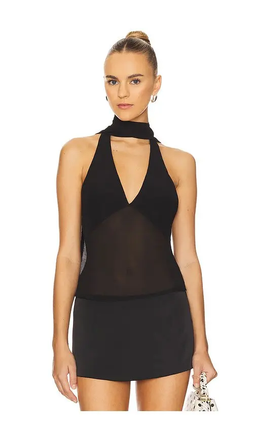 Majorelle Riviera Top - Black