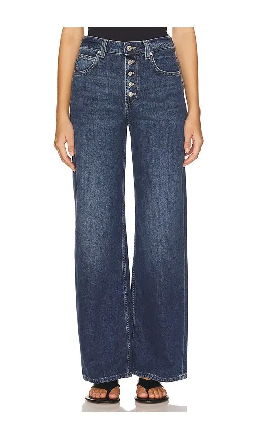 Free People X We The Free Nia Boyfriend Jean - Blue