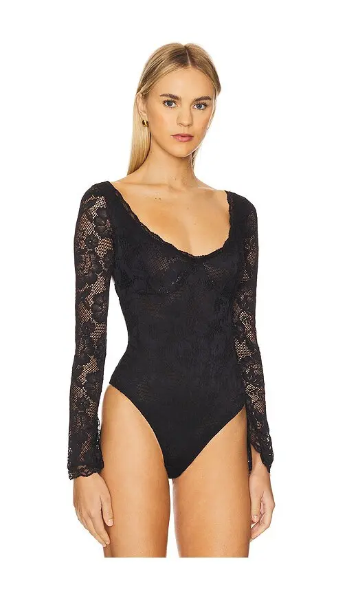 Free People X Intimately Fp Perfectly Fine Lace Bodysuit