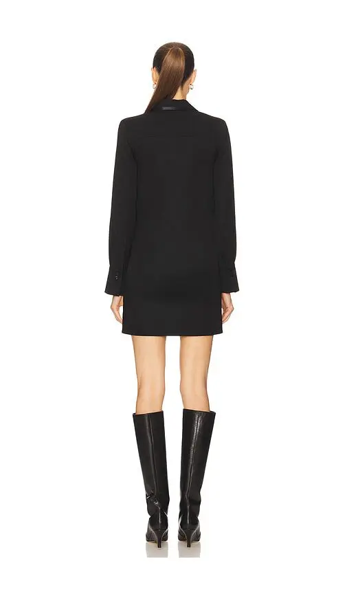 Attico Mini Dress With Asymmetrical Hem