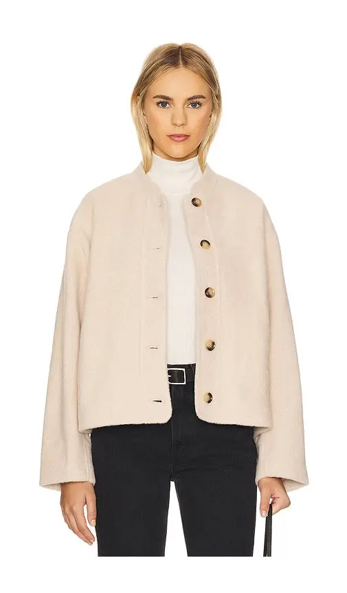 ELODIE THE LABEL Elodie Jules Half Coat - Beige