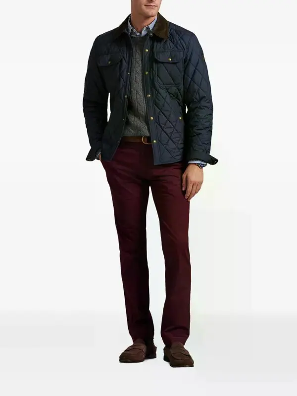 Polo Ralph Lauren Flat-front Trousers With Side Pockets - Red