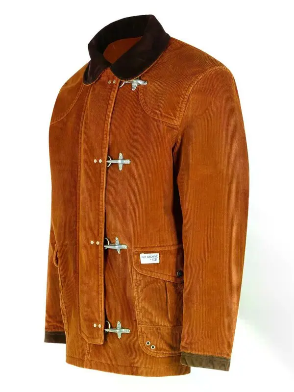 FAY Corduroy Jacket With Toggle Fastening