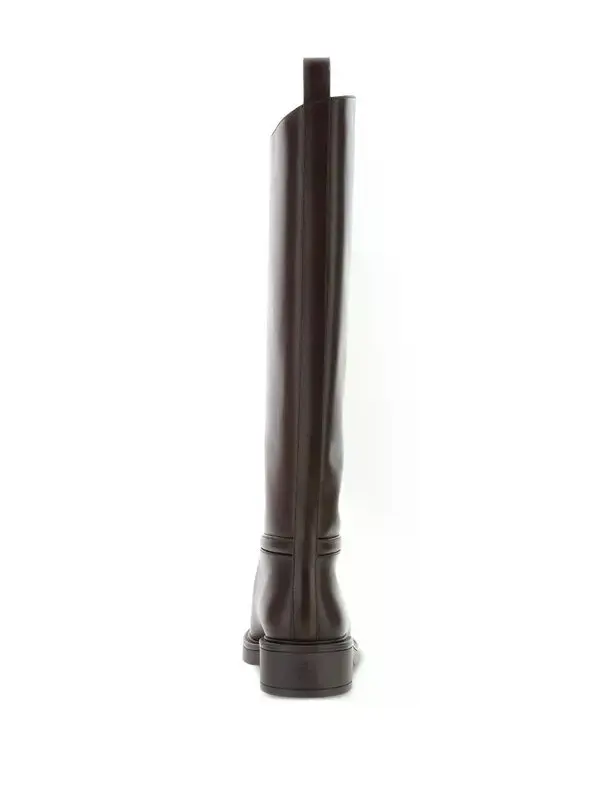 STUART WEITZMAN Celia Leather Knee-high Boots - Brown
