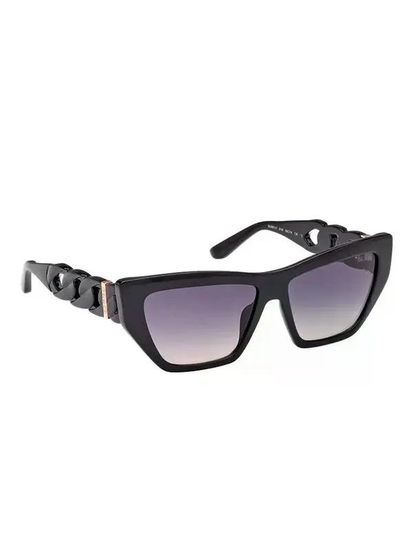 Guess Cable-link Cat-eye Sunglasses - Black