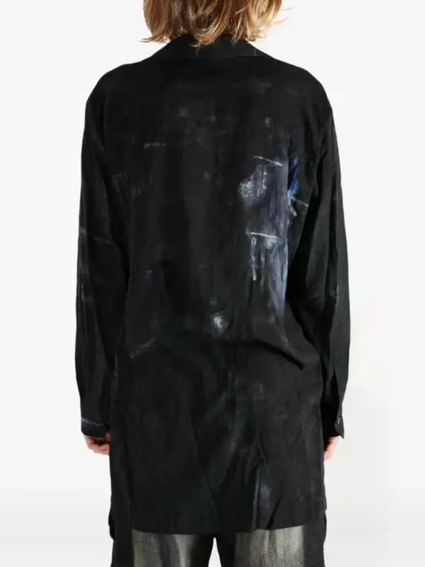 Y’s Graphic Print Long Sleeve Shirt