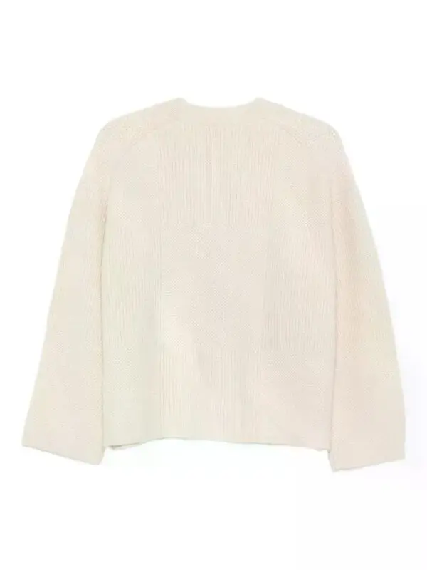 JOSEPH Ribbed Button Cardigan