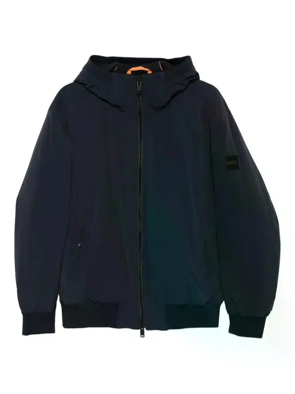 BOSS Logo Patch Padded Jacket