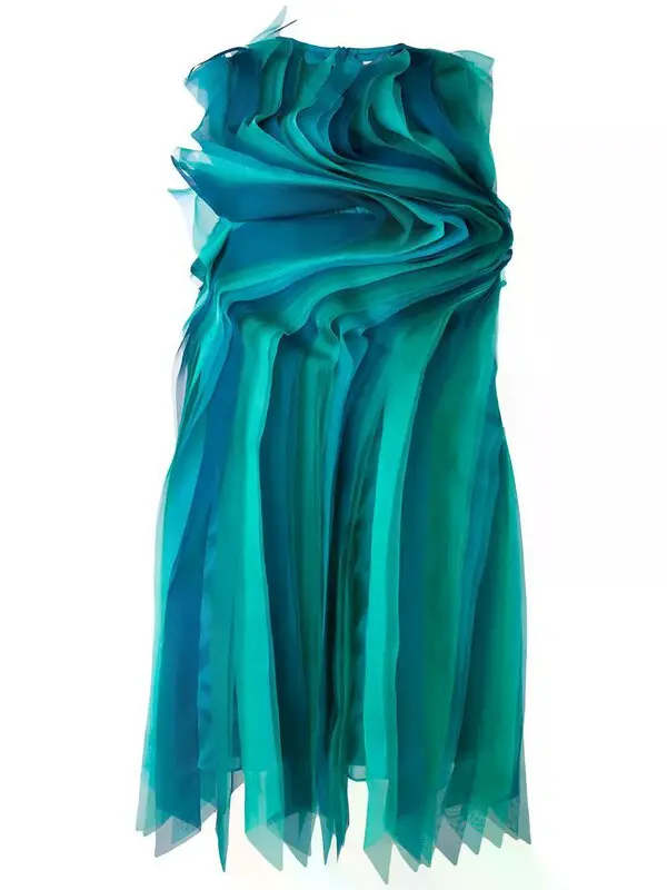 GIANLUCA CAPANNOLO Contoured Frill Dress