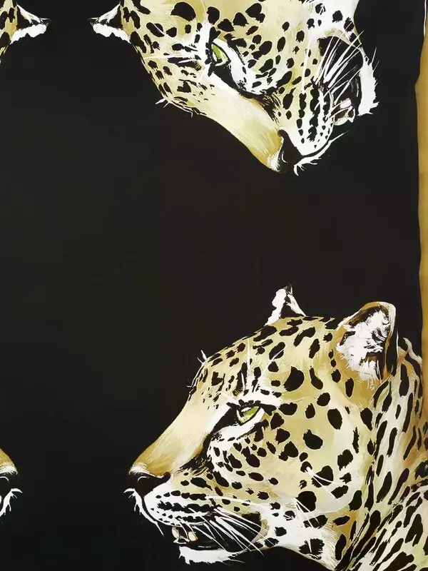 Dolce & Gabbana Leopard-print Cotton Cushion - Black