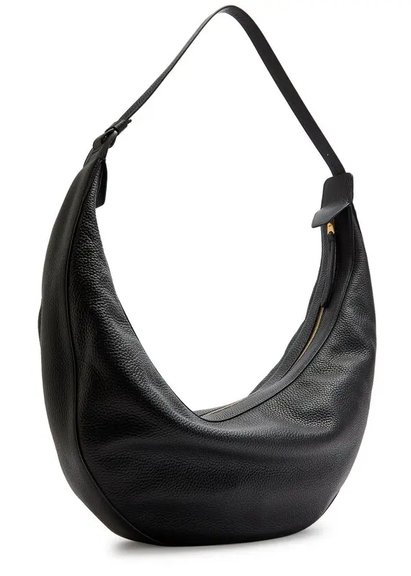 Khaite Augustina Grained Leather Shoulder Bag