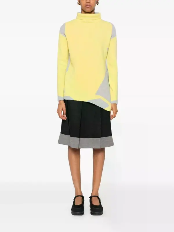 CIVIDINI Panelled Wool Sweater