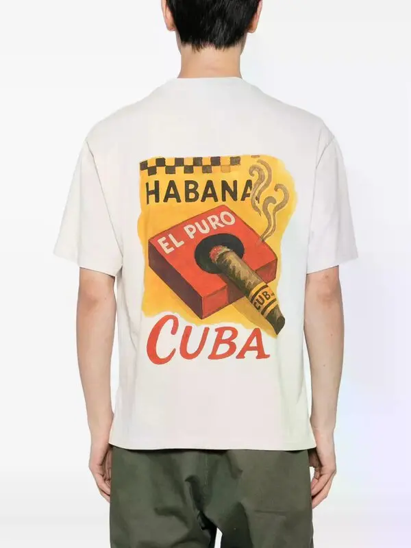 MELT Graphic-print T-shirt - Neutrals