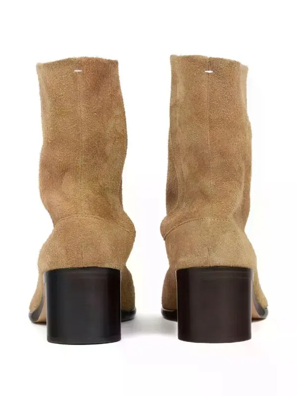 MAISON MARGIELA Suede Tabi Ankle Boots - Brown