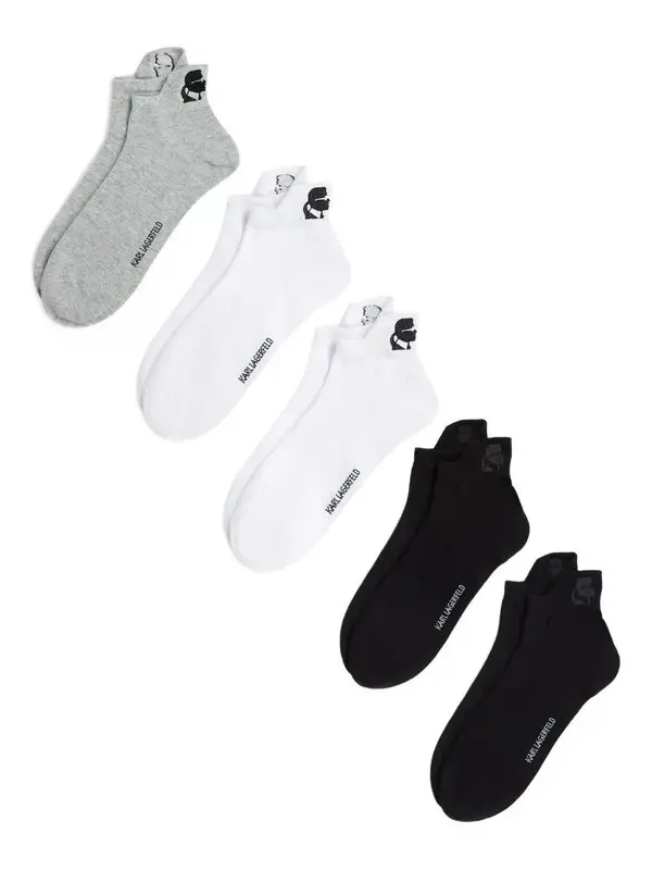 Karl Lagerfeld Logo Detail Ankle Socks