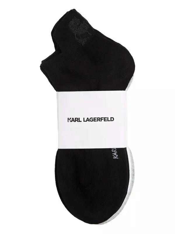 Karl Lagerfeld Logo Detail Ankle Socks