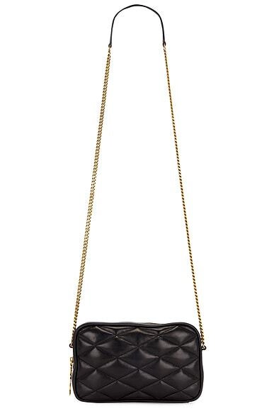 Saint Laurent Quilted Leather Mini Camera Bag - Nero