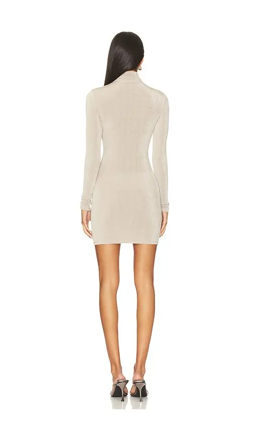 SEROYA Nara Mini Dress - Beige