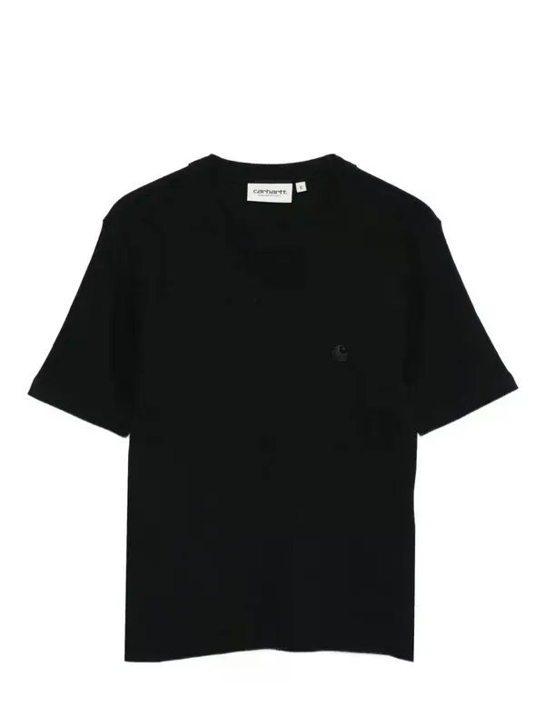 Carhartt Work In Progress Embroidered Logo T-shirt - Black