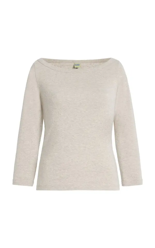 FLORE FLORE Steffi Boatneck T-shirt - Grey