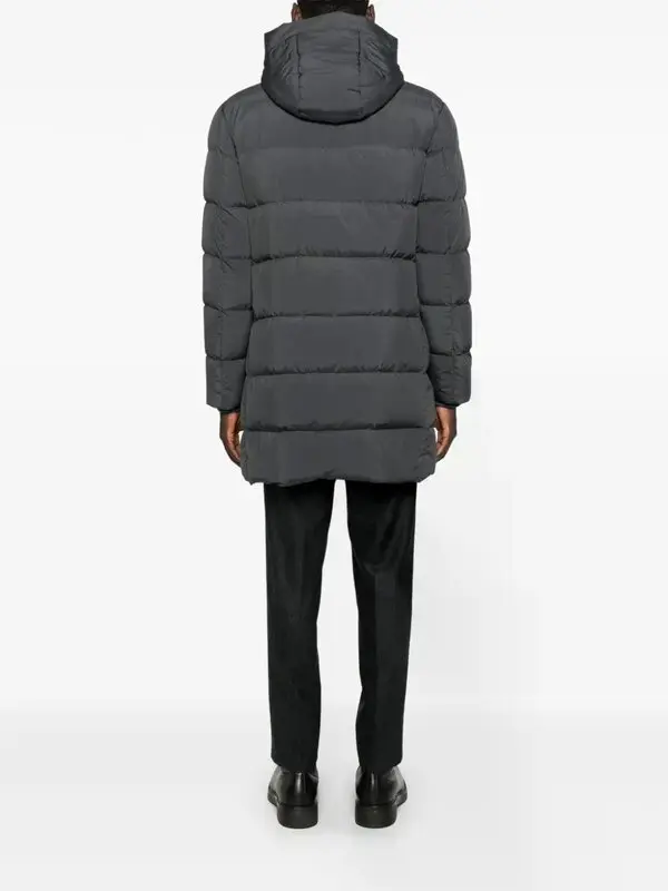 Corneliani Quilted Hooded Coat
