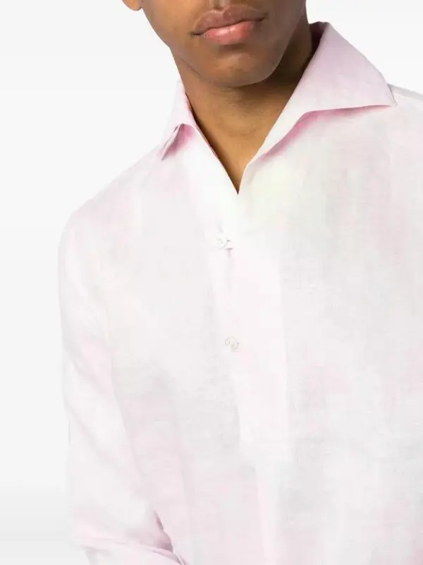 DOPPIAA Long-sleeve Linen Shirt