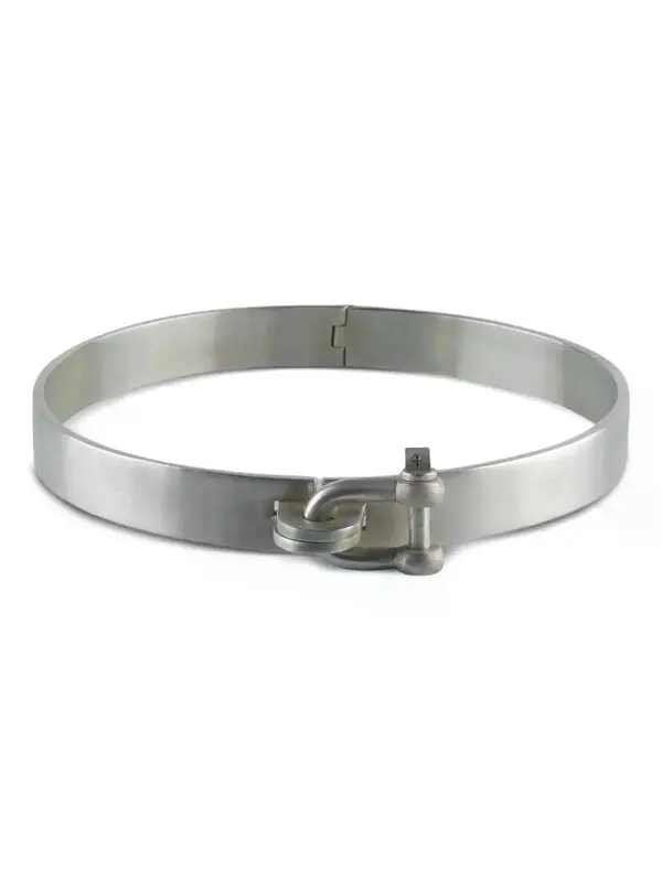 PARTS OF FOUR Sterling -plated Brass Choker Necklace - Silver